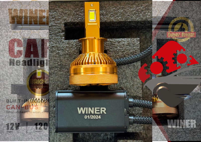 هدلایت V23 فن دار H3 مدل WINER | قیمت و انواع هدلایت