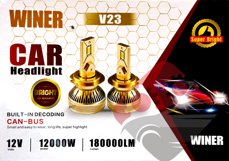 هدلایت V23 فن دار H3 مدل WINER | قیمت و انواع هدلایت